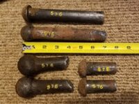 Staybolts and Rivets (removed from the 576) – NASHVILLE STEAM