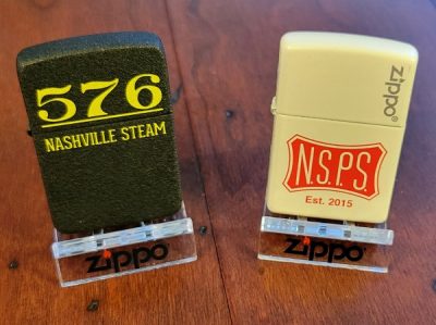 Zippo Acrylic Lighter Stand # 142352 w. Pocket Date Code Guide ...